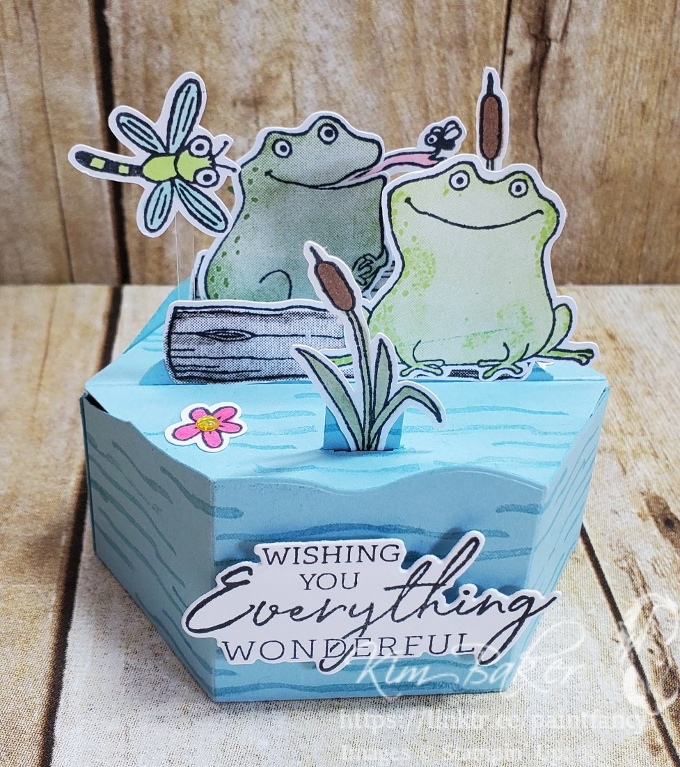 At the Pond A2 Platform Pop Up Hexagon Card with Video Tutorial ...