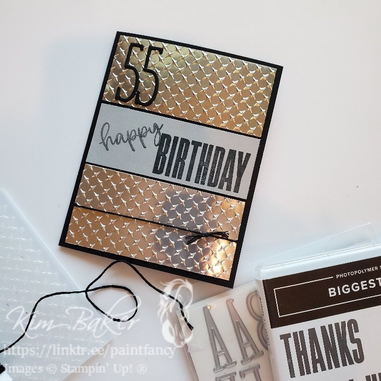 Easy Masculine Card with WOW Factor - Horsin' Around Stamping